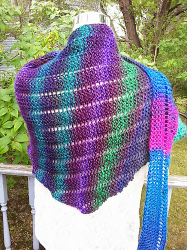 Ravelry: Violet Carpet Shawl pattern by Renee Van Hoy