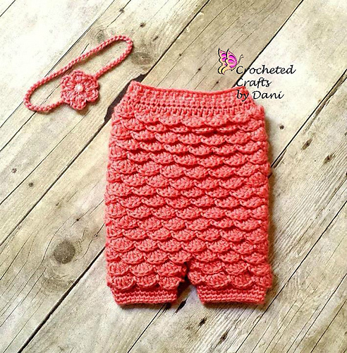 Ravelry: Ruffled Shell Romper pattern by Monster House Design