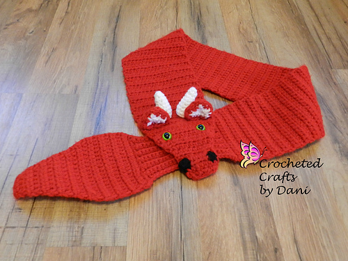 Ravelry: Mystic Animals Scarf pattern by Monster House Design