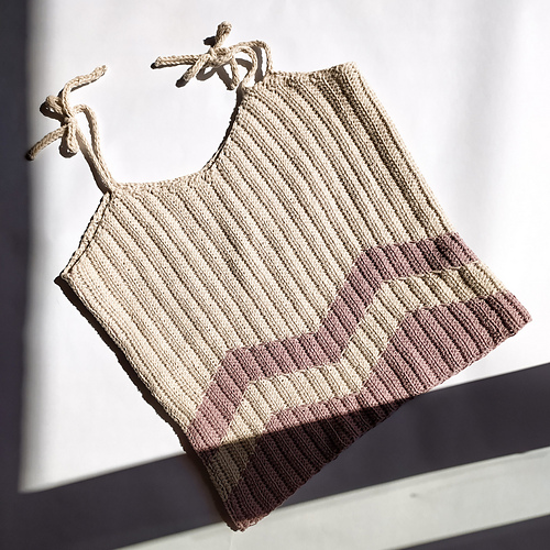 Ravelry: Two-way Crocheted Ribbed Top pattern by Donna Paguinto