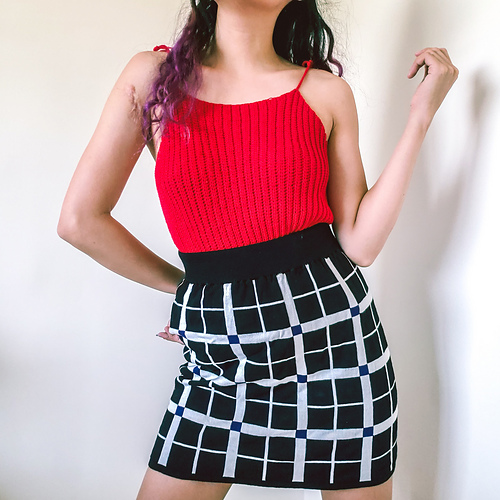 Ravelry: Two-way Crocheted Ribbed Top pattern by Donna Paguinto