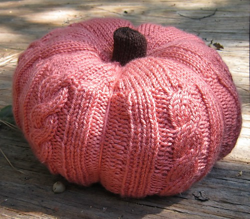 Ravelry: The Great Cabled Pumpkin pattern by Elizabeth Ravenwood