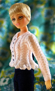 Ravelry: Knotted Hem Cardigan for MSD BJD or Fashion Doll or Ellowyne ...