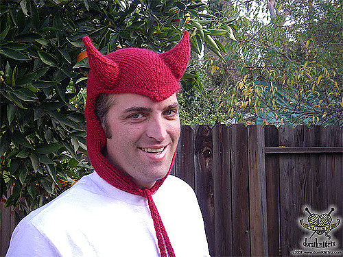 Ravelry: Snow devil hat pattern by Jennifer Stafford