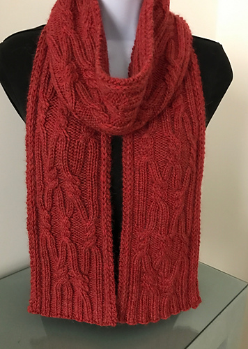 Ravelry: Cardiff Cable Rib Scarf and Cowl pattern by Donna Brooks