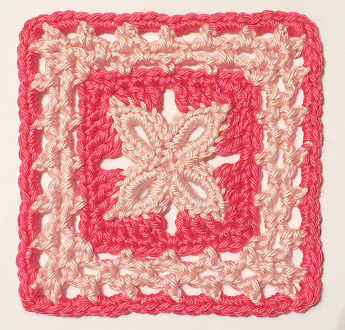 Ravelry: 6" Forever Lace Block pattern by Donna Kay Lacey