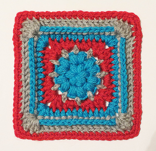 Ravelry: 6" Puff Pastry Block pattern by Donna Kay Lacey