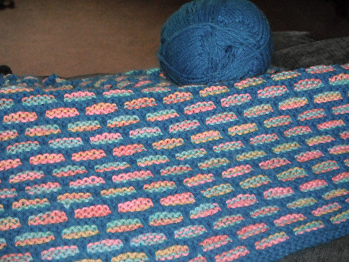 Ravelry: Woven Look Blanket pattern by Bernat Design Studio