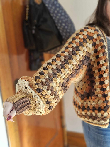 Ravelry: No Sew Hexagon Cardigan pattern by Kelsie Beckham