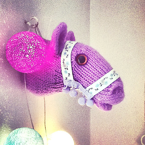 Ravelry: fairground pony trophy pattern by Claire Garland