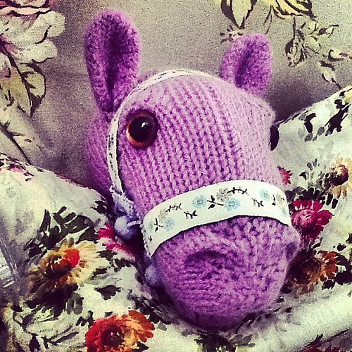 Ravelry: fairground pony trophy pattern by Claire Garland