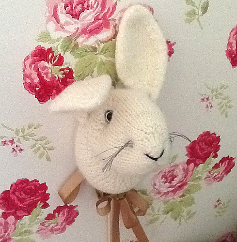 Ravelry: white rabbit trophy pattern by Claire Garland
