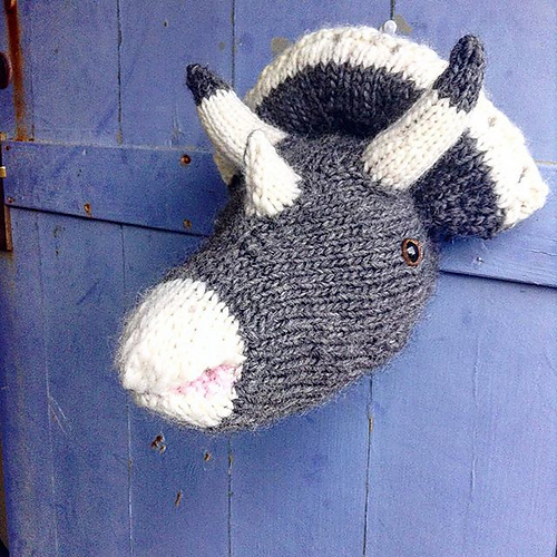 Ravelry: Triceratops Trophy pattern by Claire Garland