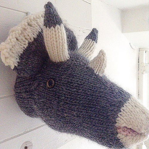 Ravelry: Triceratops Trophy pattern by Claire Garland