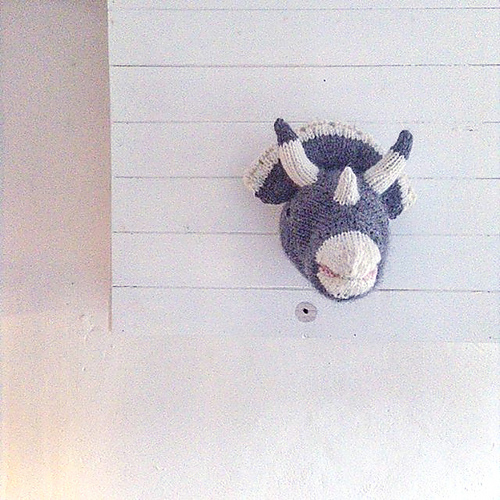 Ravelry: Triceratops Trophy pattern by Claire Garland