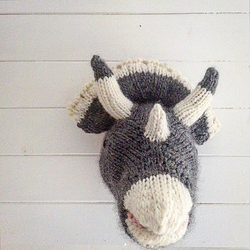 Ravelry: Triceratops Trophy pattern by Claire Garland