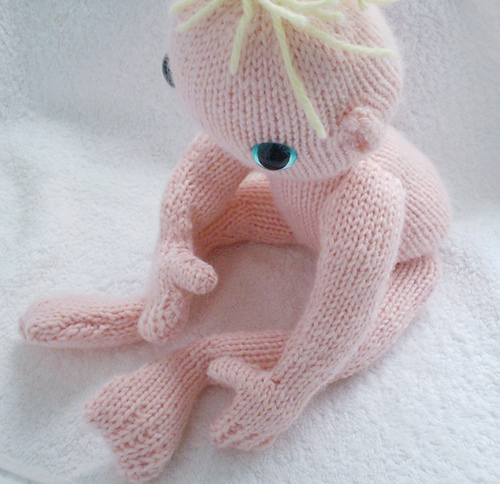 Ravelry: Knitted Baby Doll and Nappy pattern by Claire Garland