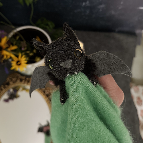 Ravelry: Bat-Cat hybrid pattern by Claire Garland