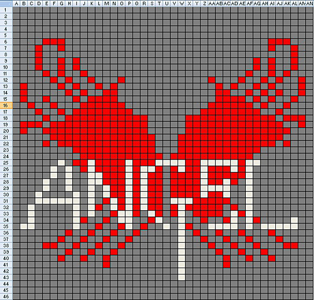 Ravelry: "Angel" Logo Chart pattern by Jessica Evans