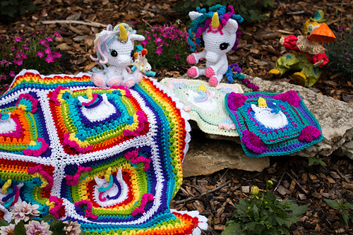 Ravelry: Unicorn Party Square pattern by Shawn Torres