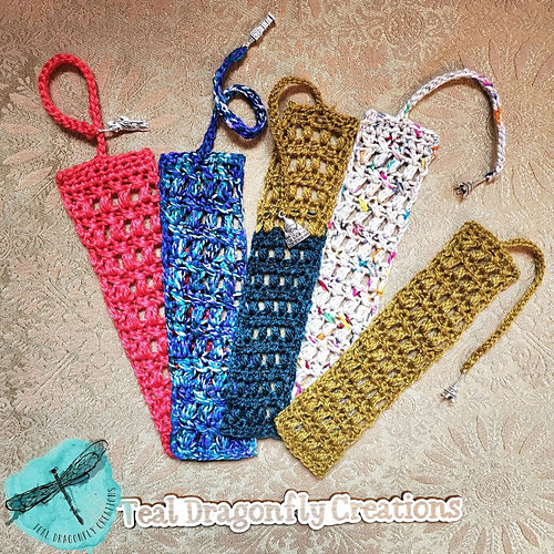 Ravelry: Hugs & Kisses Bookmark pattern by Teal Dragonfly Creations