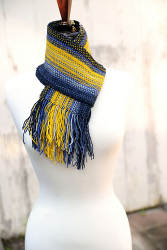 Ravelry: Starry Night Gradient Scarf pattern by Andrea Medici