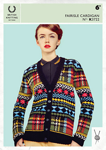 Ravelry: British Knitting Patterns K3722 Fair Isle Cardigan - patterns