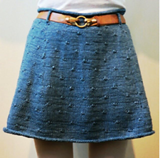 Ravelry: Denim Skirt pattern by Jessica Fenlon Thomas