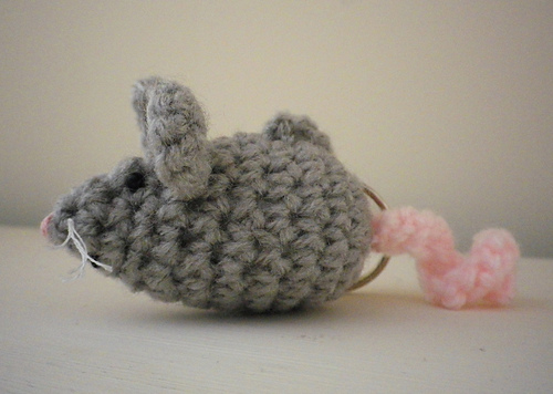 Ravelry: Nesta the Mouse key chain pattern by Christina Eady