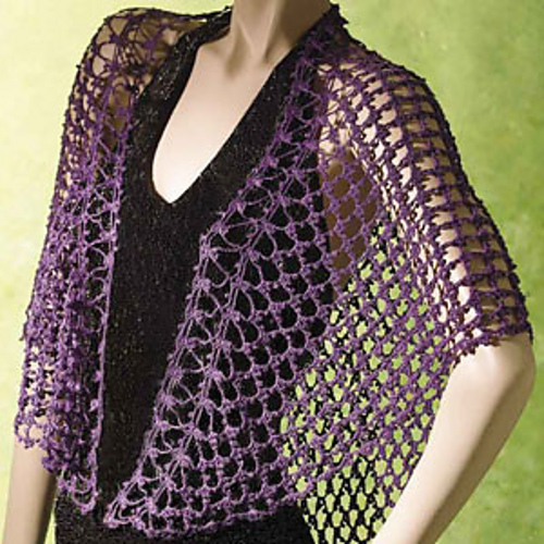 Ravelry: Lilac lace wrap pattern by Ferosa Harold