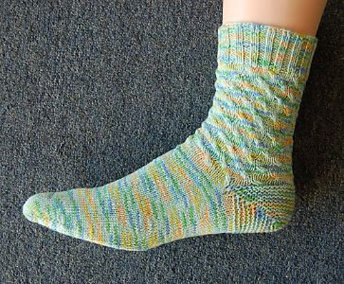 Ravelry: Toe Up Panda Superwash Twist Socks pattern by KyleAnn Williams