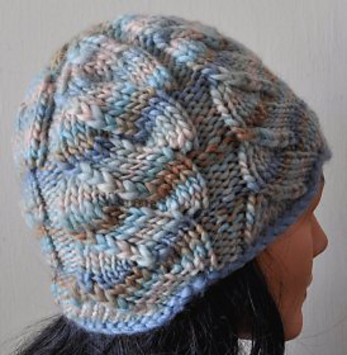 Ravelry: Lettuce Cabled Hat in Chunky Mochi pattern by Laura Andersson
