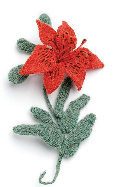 Ravelry: Tiger Lily: Flowers to Knit pattern by Donna Druchunas