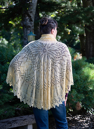 Ravelry: Sun Goddess Pi Shawl pattern by Donna Druchunas
