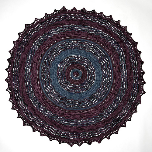 Ravelry: Peacock Pi Shawl pattern by Donna Druchunas