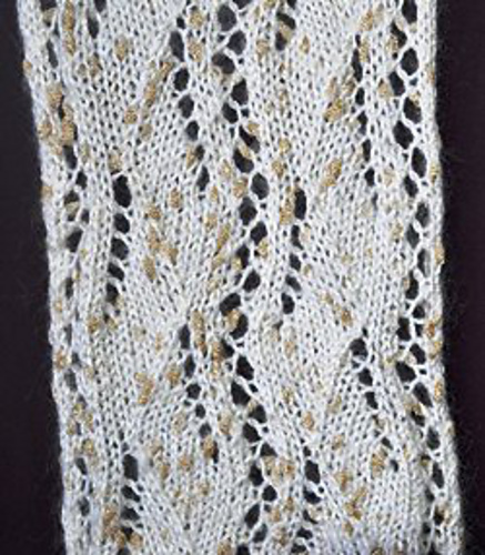 Ravelry: Moonshine Cable Panel Knit Scarf pattern by Susan Druding