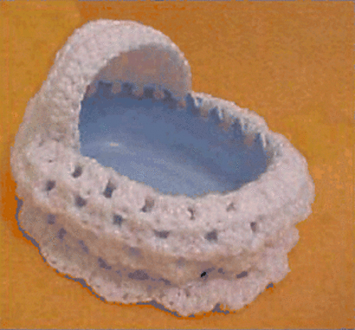 Ravelry: Crocheted Baby Cradle Purse pattern by Harlean Greathouse