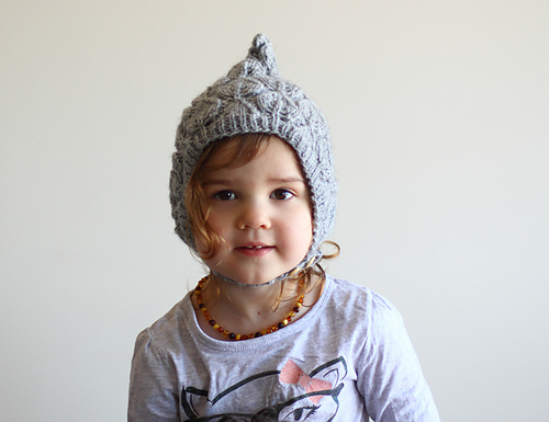 Ravelry: Leaf Lace Pixie Bonnet pattern by Agnese Iskrova