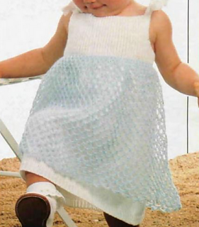 Ravelry: Dress with Overskirt pattern by Mireille Castellan