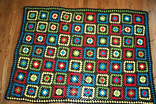 Ravelry: 4. Medium Squares - Scrap pattern by Anne Halliday