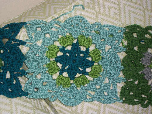 Ravelry: Elegant Squares Throw pattern by Edie Eckman