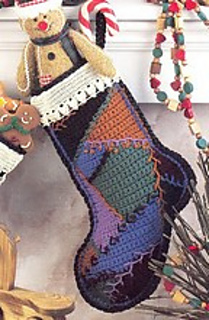 Ravelry: Country Stockings: Crazy Quilt pattern by Carolyn Christmas