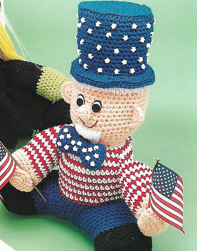 Ravelry: Uncle Sam Doorstop pattern by Cynthia (Cindy) Harris