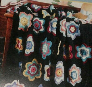Ravelry: Flower Patch Afghan pattern by Nancy Fuller