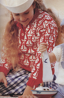 Ravelry: Ships Ahoy Sweater pattern by Hélène Rush