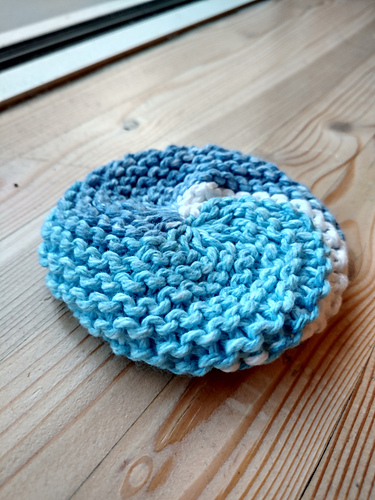 Ravelry: Tawashi Spiral Scrubbie Sponge pattern by Codi Hudnall