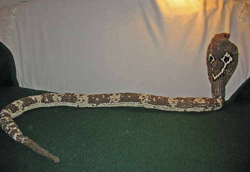 Ravelry: Spectacled cobra - Naja naja pattern by corvus corone corone