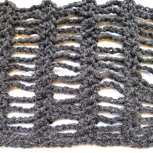 Ravelry: Grunge Drop Stitch Scarf pattern by Esh Crochet
