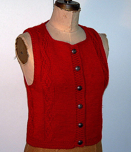 Ravelry: Clock Vest pattern by Cheryl Oberle