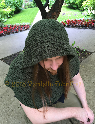 Ravelry: Medieval Fantasy Hooded Cowl pattern by Kelsey Green